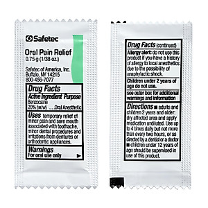 Adventure Medical Kits Dental Medic Kit - Travel Dental Kit for Emergency Tooth Care - Includes Orasol Gel, Tural Tea, Temporary Cavity Filling & More