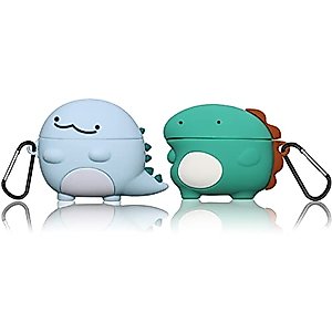 【2Pack】Cute Dinosaur For AirPods 3 Case Cover 2021, 3D Cartoon Animal Silicone For AirPods 3rd Generation Accessories Set, Lovely Cover Compatible With AirPods 3rd Gen Case Dinosaur【2021 Released 3st】