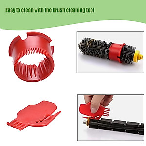 LOVECO Replacement Filter and Brush Kit for iRobot Roomba 700 Series 760 770 780 790,(Accessory Kit Include 3 Bristle and Flexible Beater Brush,12 Filter,12 Side Brush,2 Cleaning Tool)