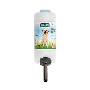 Lixit Wide Mouth Water Bottles for Large and Small Dogs (32oz Large Dog, White)