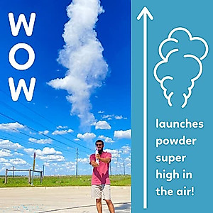 TUR Party Supplies Gender Reveal Roulette Game Kit (Blue, Pink & White) Fool Proof Confetti & Powder Cannons | 100% Biodegradable | 12 inch | Party Poppers for Boy or Girl Baby Shower Decorations