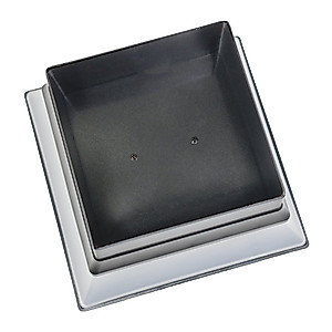 iGlow 12 Pack Vintage Bronze Outdoor 4 x 4 Solar LED Post Deck Cap Square Fence Light Landscape Lamp Lawn PVC Vinyl Wood