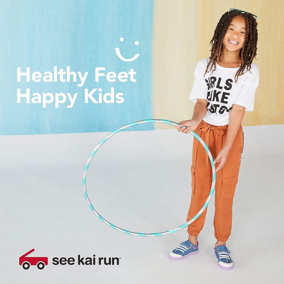 See Kai Run - Brook III Sandal for Infants, White/Pink, Infant 6