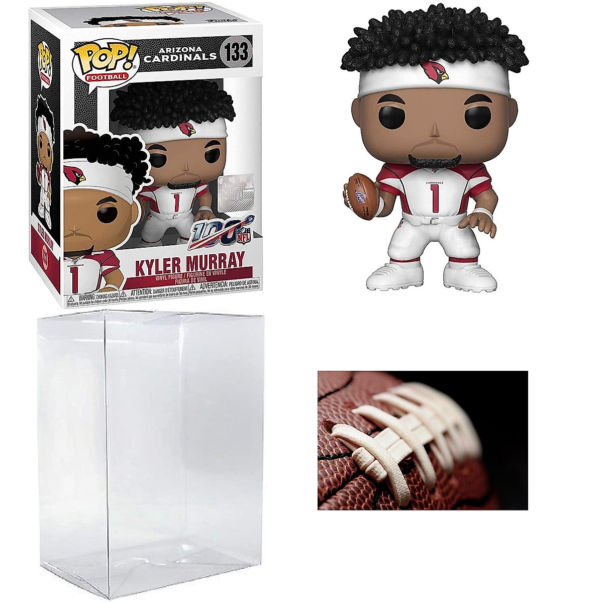 Pop NFL: Kyler Murray Arizona Pop # 133 Vinyl Figure (Bundled with EcoTek Pop Box Protector Case)