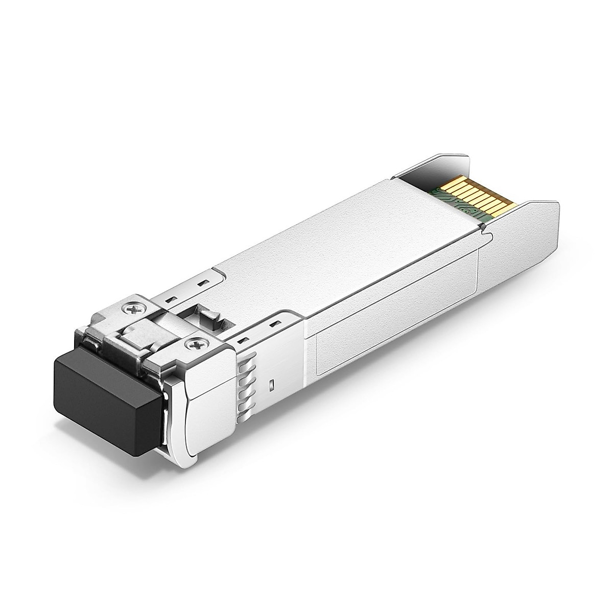 QSFPTEK 4Packs 10GBASE-LR Transceiver, 10G SFP+ Patch Module, 1310nm, 10km, DDM LC, 10Gbe Ethernet Mini-GBIC for Cisco SFP-10G-LR, Ubiquiti UF-SM-10G, Mikrotik, Netgear, Qnap NAS, D-Link