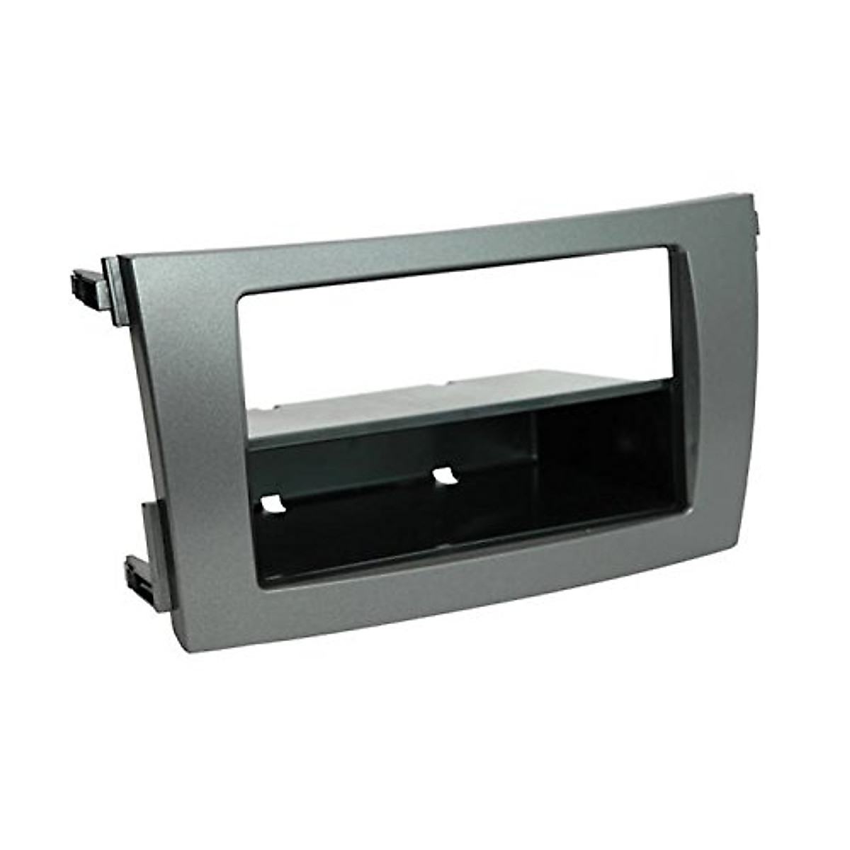 Scosche TA2101DGB Compatible with 2009-13 Toyota Corolla ISO Double DIN & DIN+Pocket Dash Kit, Dk. Gray