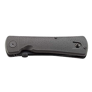 CRKT Hissatsu EDC Folding Pocket Knife: Assisted Opening Everyday Carry, Osoraku Modified Tanto Blade, Thumb Disk, Automated Liner Lock, Nylon Handle, Reversible Pocket Clip 2903