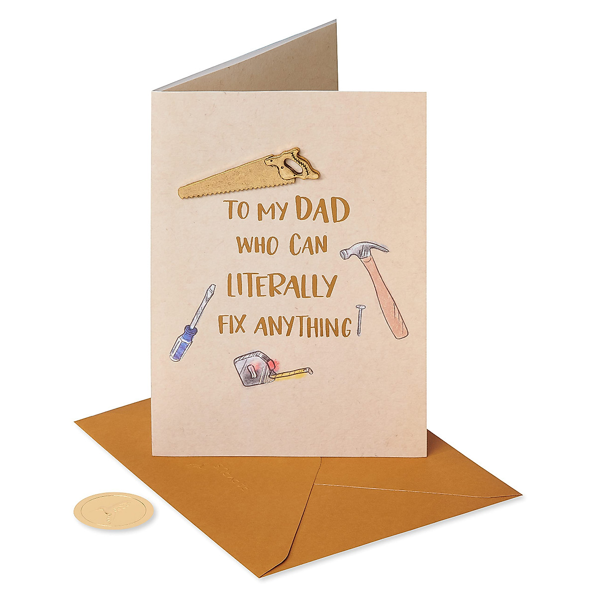 Papyrus Funny Birthday Card for Dad (Broke Everything)
