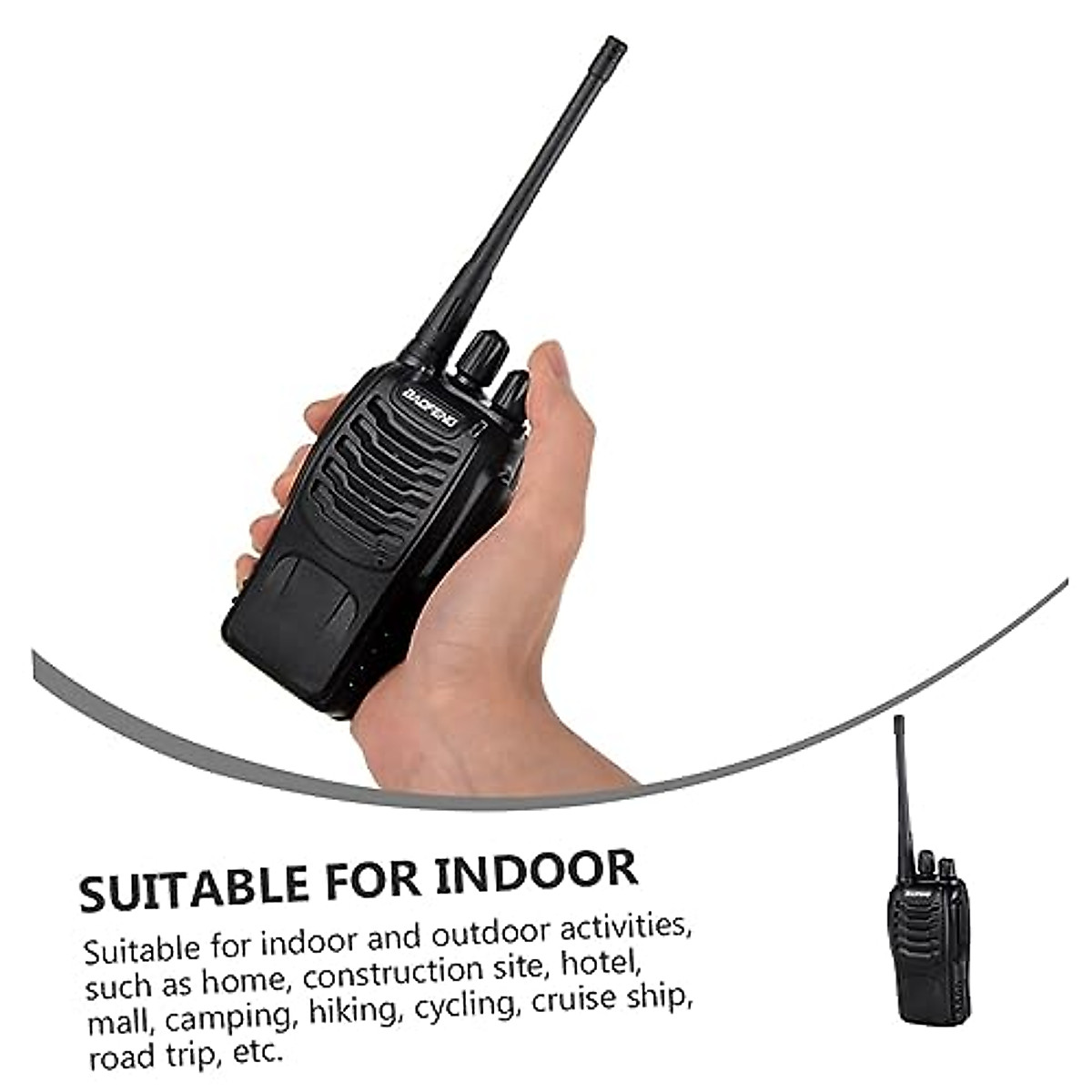 Gatuida 1set Walkie Talkie Intercom Rechargeable for Adults Walkie Talkie Hiking Handheld Interphone 2 Way Walkie Talkie Caregiver Pager Portable Walkie-Talkie