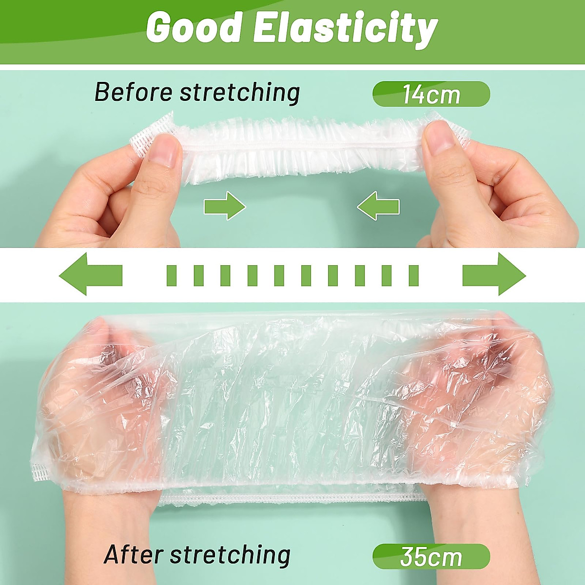 300Pcs Reusable Elastic Food Bowl Storage Covers, Sublaga Bowl Covers, Dish Plate Covers, Alternative to foil, Plastic Wrap,BPA Free