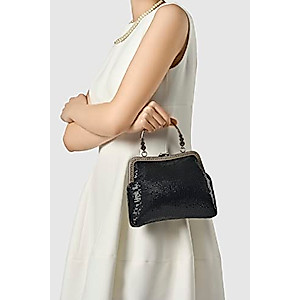 BABEYOND Clutch Purses for Women - Evening Bag Formal Metallic Bridal Beaded Handbag for Wedding 1920s Prom Party