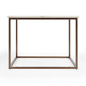 Butler Holland Marble and Metal Coffee Table