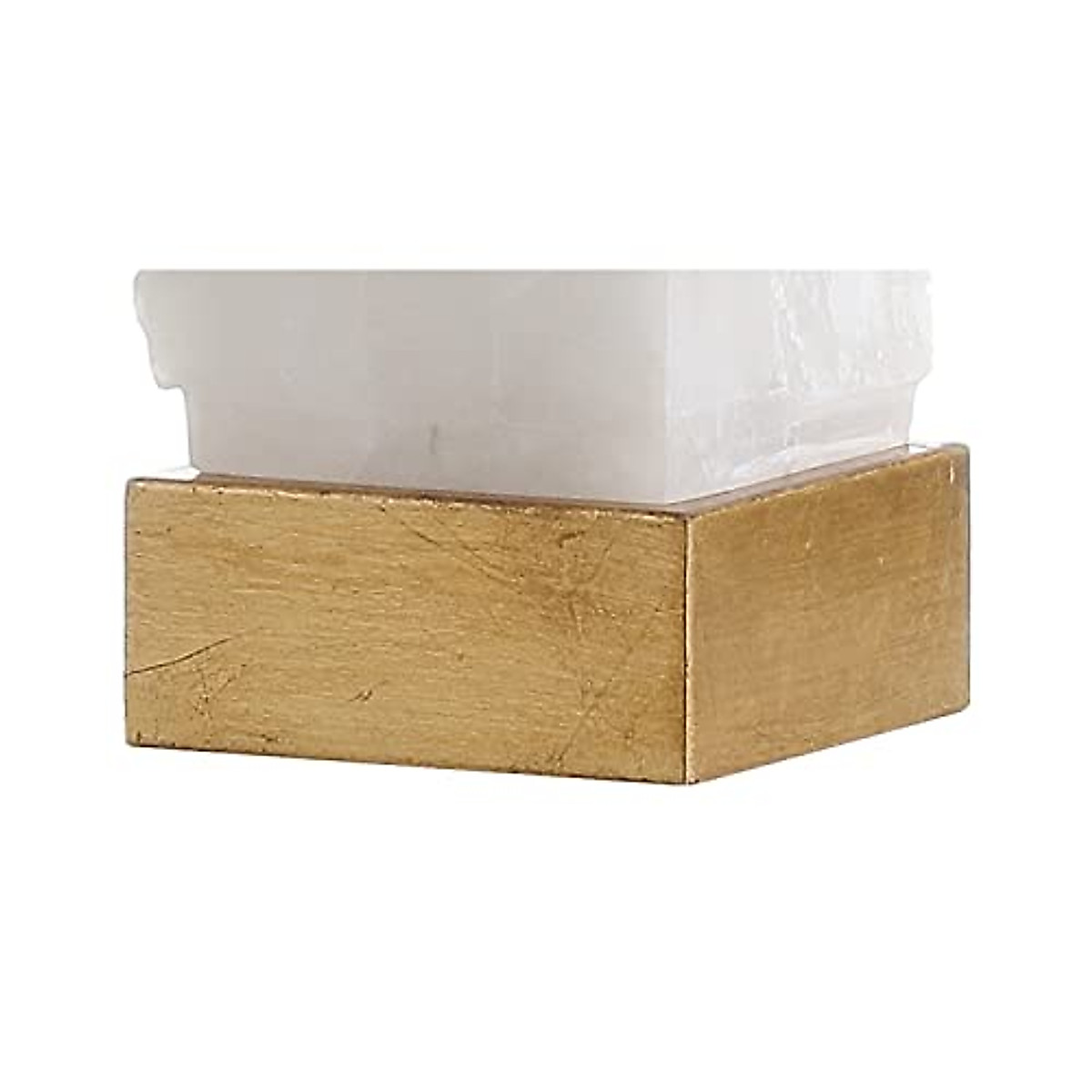 JONATHAN Y JYL6202A Eloise 23" Alabaster/Metal LED Table Lamp Contemporary Transitional Bedside Desk Nightstand Lamp for Bedroom Living Room Office College Bookcase LED Bulb Included, White/Gold Leaf