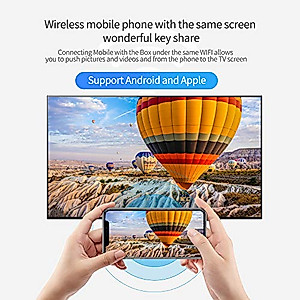 Android TV Box 10.0, 2GB RAM/16GB ROM Allwinnner H616 Quad-Core Smart Android Box T95,Support 6K,3D,2.4G/5G Dual WiFi,HDMI 2.0,H.265 Stream Media Box with Bluetooth 5.0