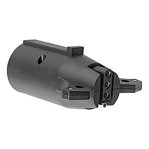 CURT 57241 7-Way RV Blade Vehicle-Side to 4-Way Flat Trailer Wiring Adapter