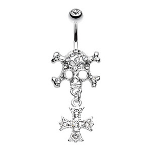 The Death Wish Skull WildKlass Belly Button Ring