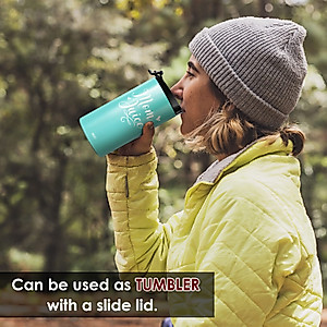 SANDJEST Mom Tumbler and Can Cooler - 4 in 1 Design Mom Juice Travel Mug Fits for Most 12oz Skinny Can Beer Bottles - Gifts for Mothers from Daughter, Son on Birthday, Mothers Day, Christmas