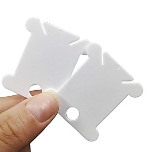 ccHuDE 36 Grids Embroidery Floss Box Plastic Embroidery Threads Storage Box Cross Stitch Threads Organizer Case Jewelry Craft Container with 100 Pcs Floss Bobbins