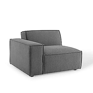 Modway EEI-4111-CHA Restore 2-Piece Sectional Sofa, Charcoal