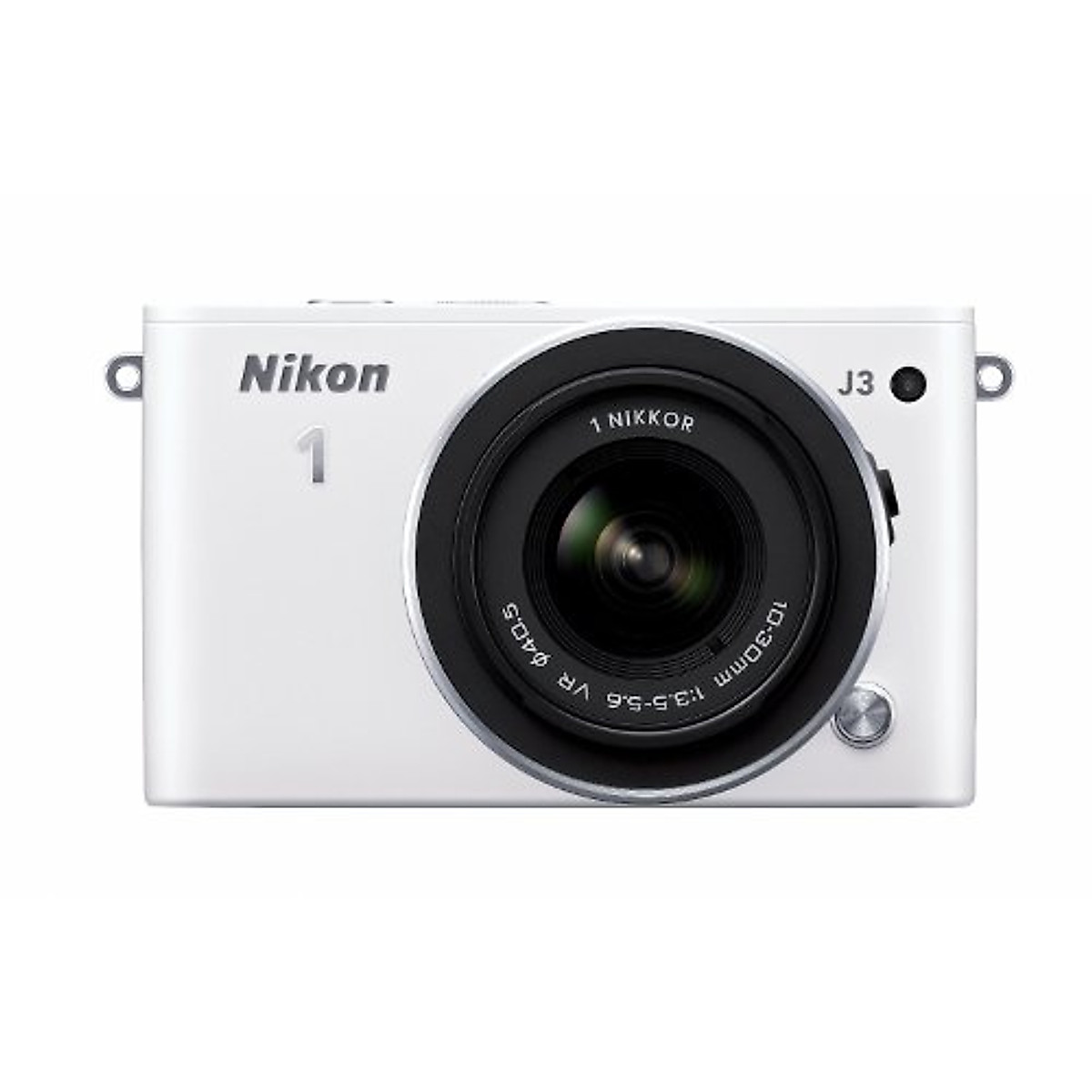 Nikon 1 J3 14.2 MP HD Digital Camera with 10-30mm VR 1 NIKKOR Lens (White)