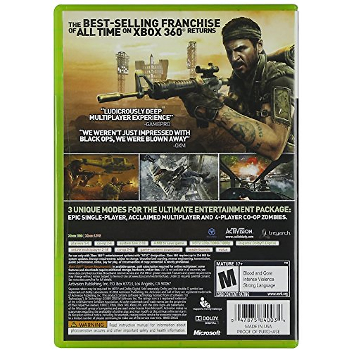 Call of Duty: Black Ops - Xbox 360