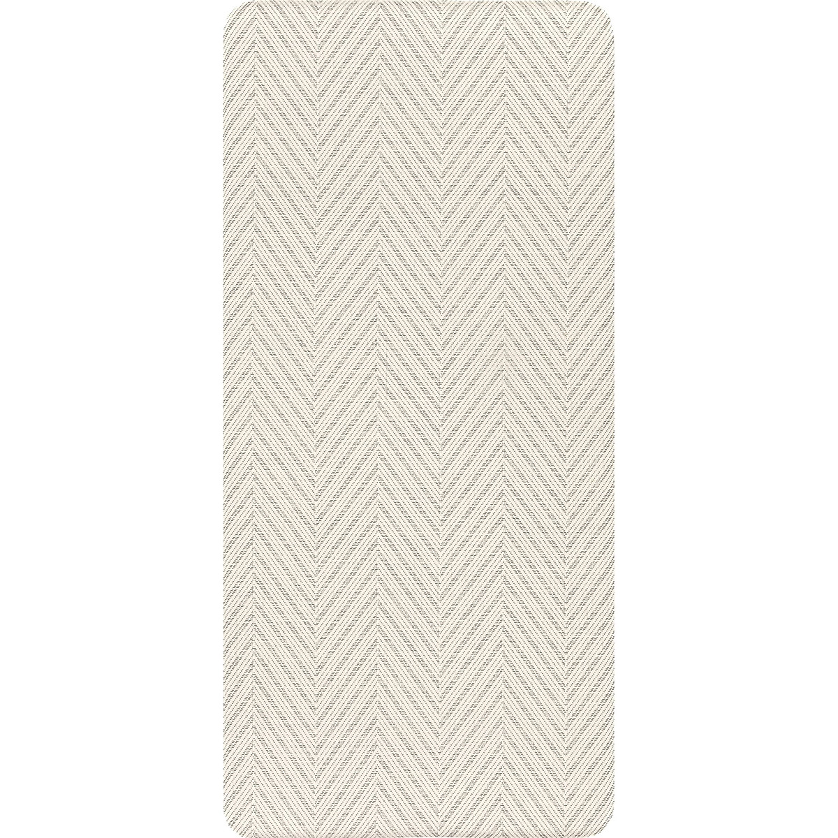 nuLOOM Casual Herringbone Anti Fatigue Kitchen or Laundry Room Comfort Mat, 2x3, Beige