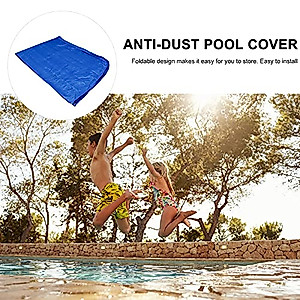 INOOMP Swimming Pools Cover Inflatable Swimming Pool Dust Cover for Garden Outdoor