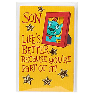 American Greetings Funny Birthday Card for Son (Life's Better)