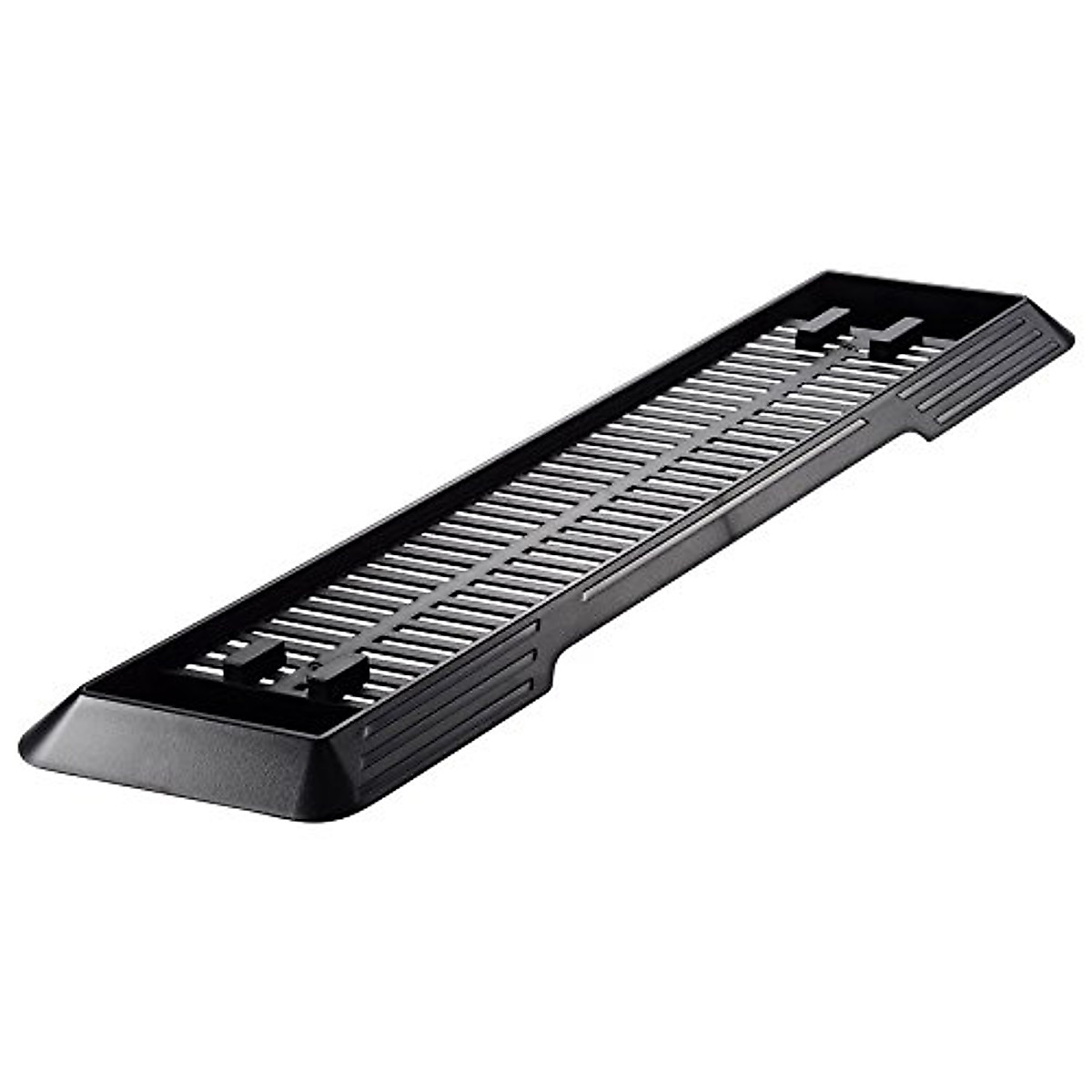 eXtremeRate Black Vertical Stand for PS4 Pro Console, Steady Base Mount Holder for PS4 Pro Console, Bracket Stand for PS4 Pro Console with Built-in Cooling Vents Non-Slip Feet