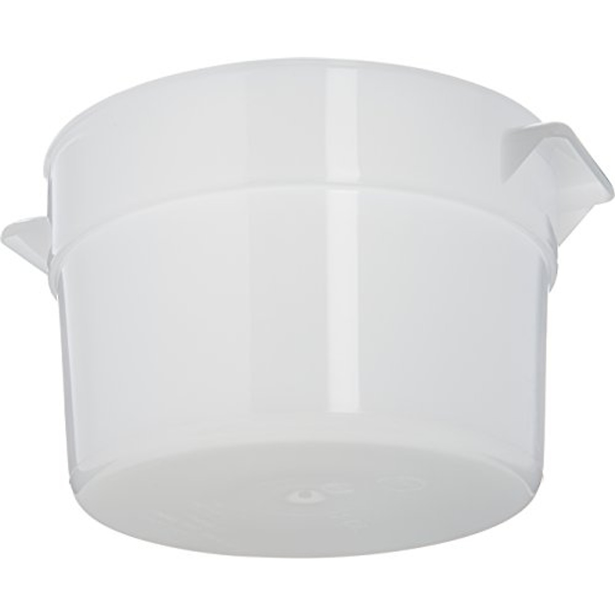 Carlisle FoodService Products BPA-Free Bains Marie Round Storage Container, 2 Quart, White