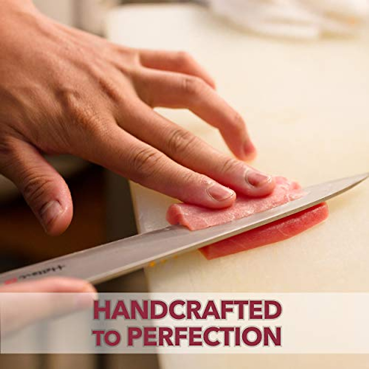 JCK ORIGINAL Hattori Japanese Chef’s Knife, FH-14L Professional Sujihiki Knife, VG-10 Cobalt Steel Pro Kitchen Knife with Ergonomic Black Linen Micarta Handle, 11.8 inch