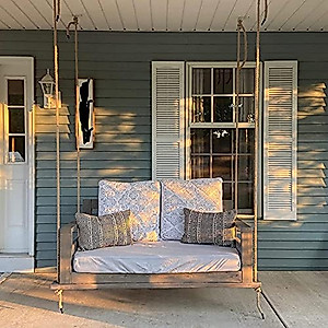 Twisted Manila Rope (3/4 in x 100 ft) Jute Rope Natural Hemp Rope for Crafting, Swing Bed, Railing, Docks