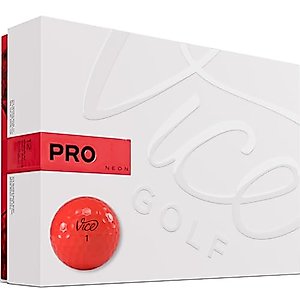 Vice Pro Golf Balls (Neon Red)