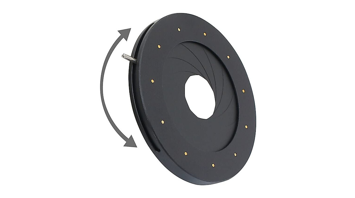 VAKUUM Lab Microscope Slides 2-50mm Amplifying Diameter Metal Zoom Iris ...