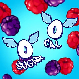 Splash Blast, Flavored Water Beverage, Wild Berry Flavor, 16.9 Fl Oz Plastic Bottles, 6 Pack