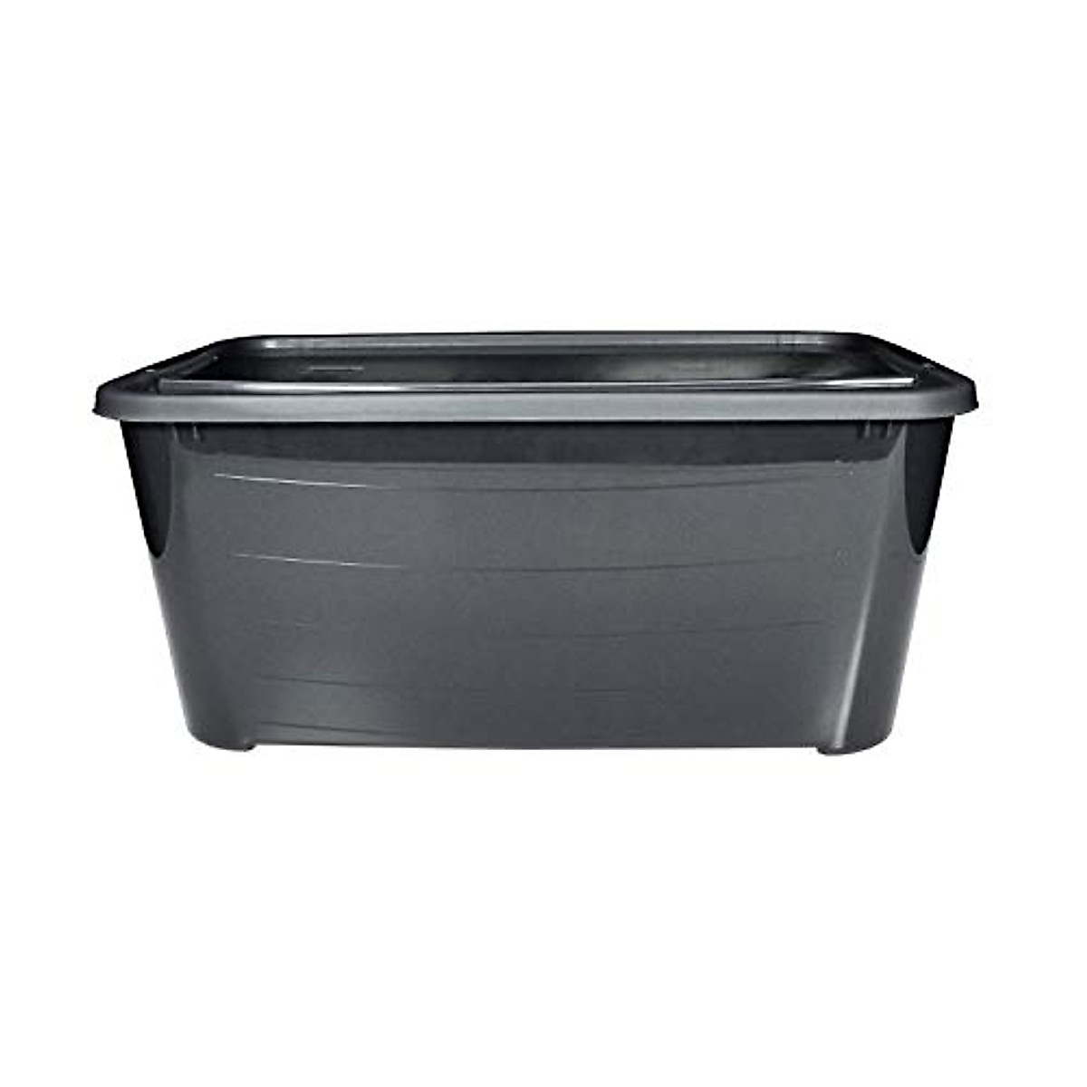 SP Berner Lid | Plastic Storage Box Colour Capacity 11 Litres, Transparent Black