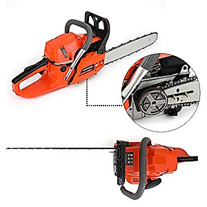 Frezon Gas Chainsaw 20 Inch, Chain Saws for Trees Gas Powered, 52cc 2 Cycle Gasoline Chain Saw for Trees Wood Garden Ranch Forest Cutting