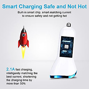 USB Fast Charger Kit for Google Pixel 7/6pro/6a/5/4/4a/4XL/3/3a/3XL/2, Wall Charger Plug + Car Phone Charger + 2X Nylon-Braided USB A to USB C Cables (3ft) for Samsung Galaxy S23,S22 Ultra,S21,S20,A33