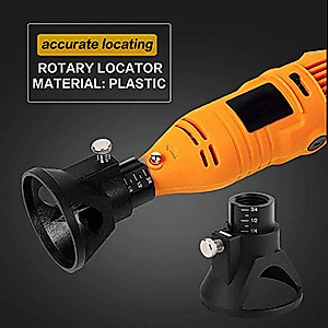 Drill Locator Rotary Positioner Professional Drill Grindering &Polishing Positioner Retainer Rotary Tool Accessory Electric Locator Horn Carving Rotary Tool Attachment