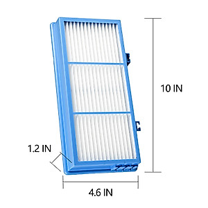 Pulluty True HEPA Filters Compatible with Holmes Aer1 Purifier Filter Replacement Parts # HAPF30AT, HAP242-NUC (2 HEPA Filters + 4 Booster Pre Filters)