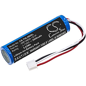 FITHOOD Battery Replacement for Theradome LH80 LH80 Pro LH40 INR18650-1S1P (2600mAh/3.7V)