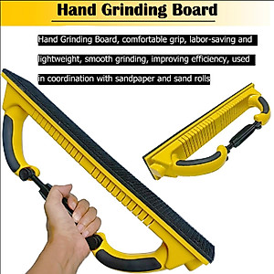 Toromp 2-3/4" x 15-3/4" Adjustable Radius Flex Longboard Hand Sanding File Block with Hook & Loop Backing - Use Continuous Rolls or Sandpaper Sheets for Automotive, Woodworking