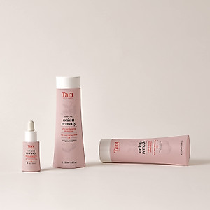 Tara Onion Remedy Hair + Root Revival System. Cruelty-Free: 3-Step Treatment – Shampoo + Conditioner + Serum for Stronger, Thicker and Longer hair. Free from Parabens, Sulfates and Mineral Oils
