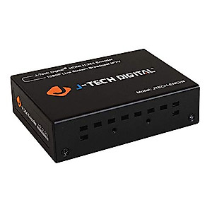 J-Tech Digital H.264 IPTV HDMI Video Encoder 1080P 60Hz for Live Stream Broadcast on YouTube, Facebook, Twitch, Supports RTSP, RTP, RTMPS, RTMP, HTTP, UDP, ONVIF Control App Available