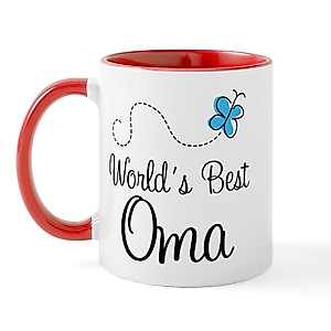 CafePress Oma (World's Best) Mug Ceramic Coffee Mug, Tea Cup 11 oz