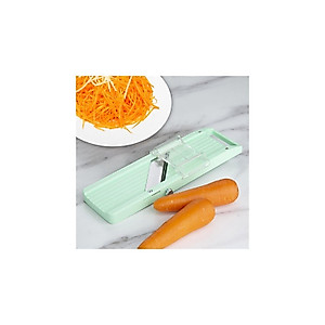 Vogue Japanese Handheld Mandoline Vegetable Food Slicer | Includes 3 x Interchangeable Blades and Safety Guard | D445