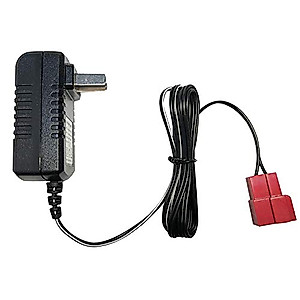 6V Kids Ride On Car Charger, 7Volt 800MA Battery Charger for 6V BMX X6 Kid TRAX Disney GMC Dinsney Wal-Mart Kid TRAX Moto ATV Quad Disney Ride-On Car Toys Red Square Plug