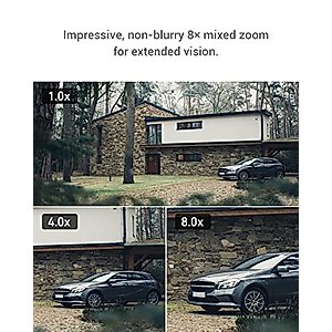 EZVIZ Security Camera Outdoor, 1080P Pan/Tilt/Zoom WiFi Camera, 8× Mixed Zoom and AI-Powered Person Detection Security Cam, IP65 Waterproof, Support MicroSD Card up to 512GB | C8PF
