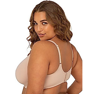Fruit of the Loom Women's Plus-Size Cotton Unlined Underwire Bra, Sand, 38G