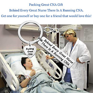 Lywjyb Birdgot Certified Nurse Assistant Gift CNA Gift Nursing School Student Gift Nurse Gift CNA Graduation Gift Fucking Great CNA Gift Nurse Appreciation Gift (Fucking Great CNA ky)